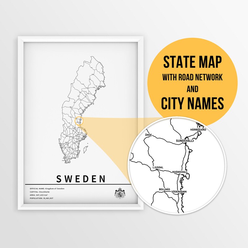 Sweden Poster - Etsy