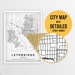 Printable Map of Colorado Springs, Colorado, USA With Street Names ...