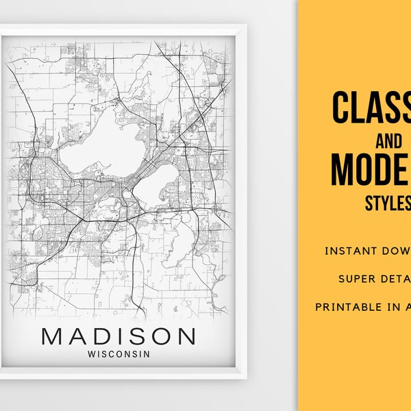 Madison Wisconsin - Etsy
