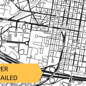 Printable Map of Alexandria, Virginia, USA With Street Names - Instant ...