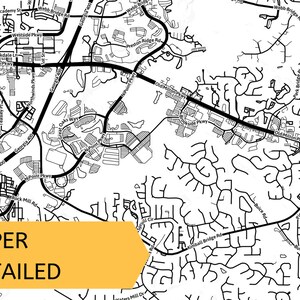 Alpharetta Georgia Map With Street Names, Printable Alpharetta City ...