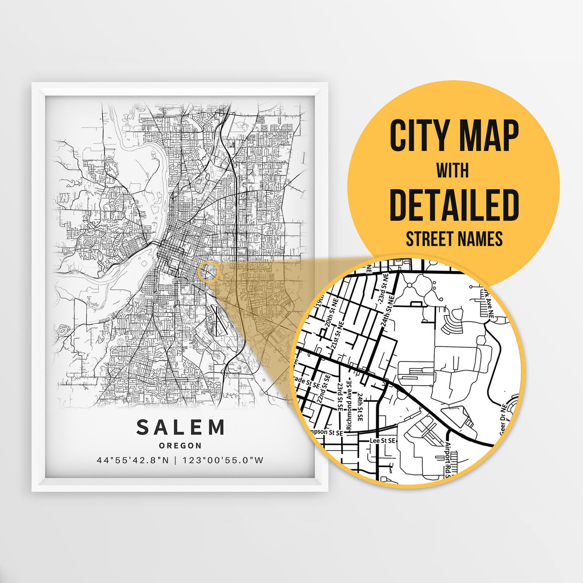 Salem Road Map