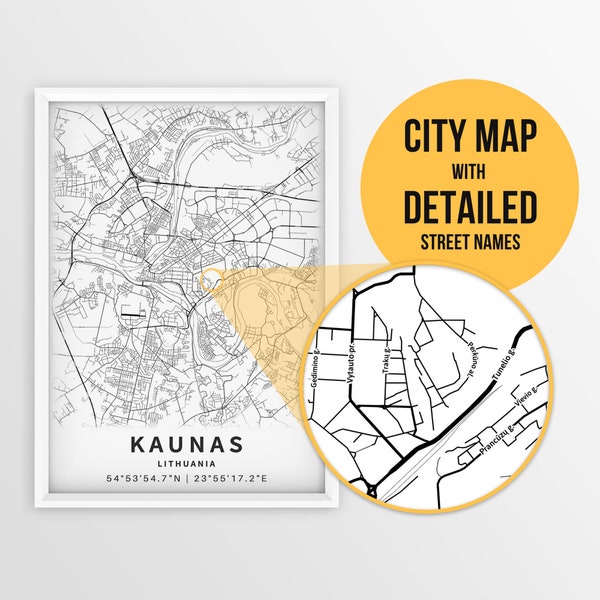 Kaunas Lithuania - Etsy