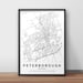 Printable Map of Peterborough Ontario Canada With Street Names - Etsy