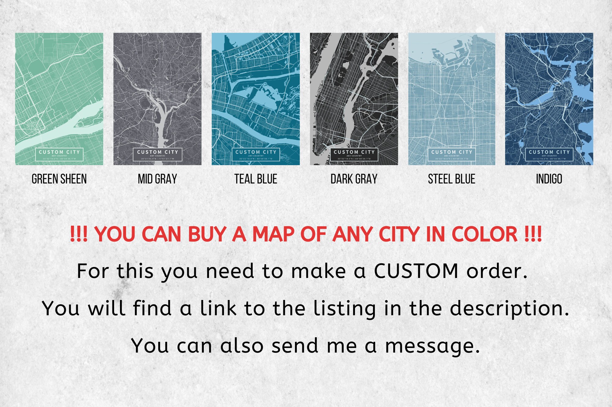 Mapa imprimible de aspen CO mapa impreso Colorado USA mapa de - Etsy México