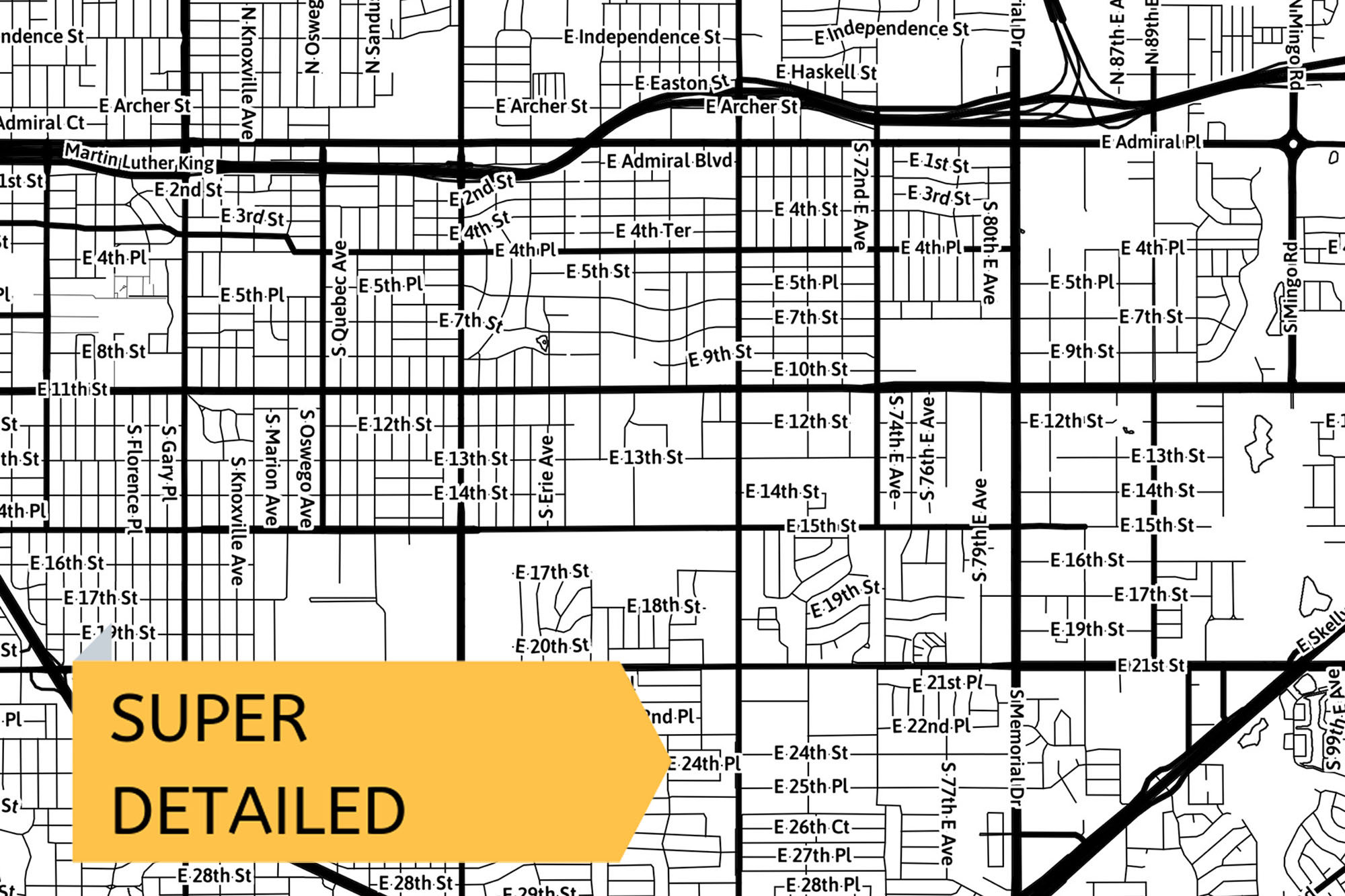 Tulsa Ok Street Map Of F Printable Tulsa, Oklahoma Wikipedia