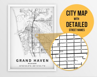 Grand Haven Poster | Etsy