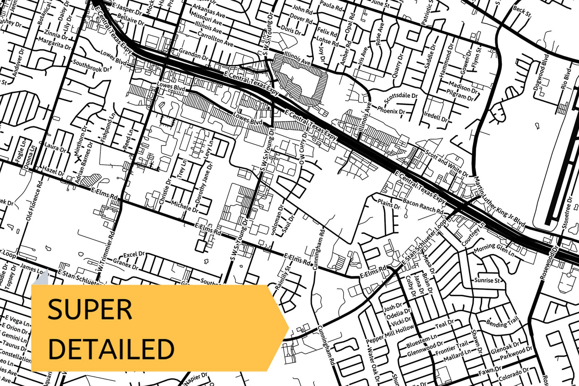 Mapa Del Centro De Killeen, Texas KWTX | Central Texas News | Serving