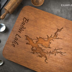 Badin Lake Map SVG North Carolina Map Vector File Instant - Etsy