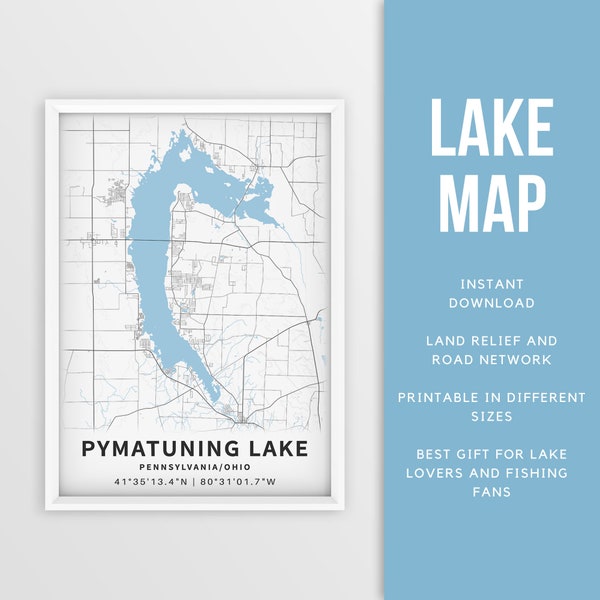 Pymatuning Lake Svg - Etsy
