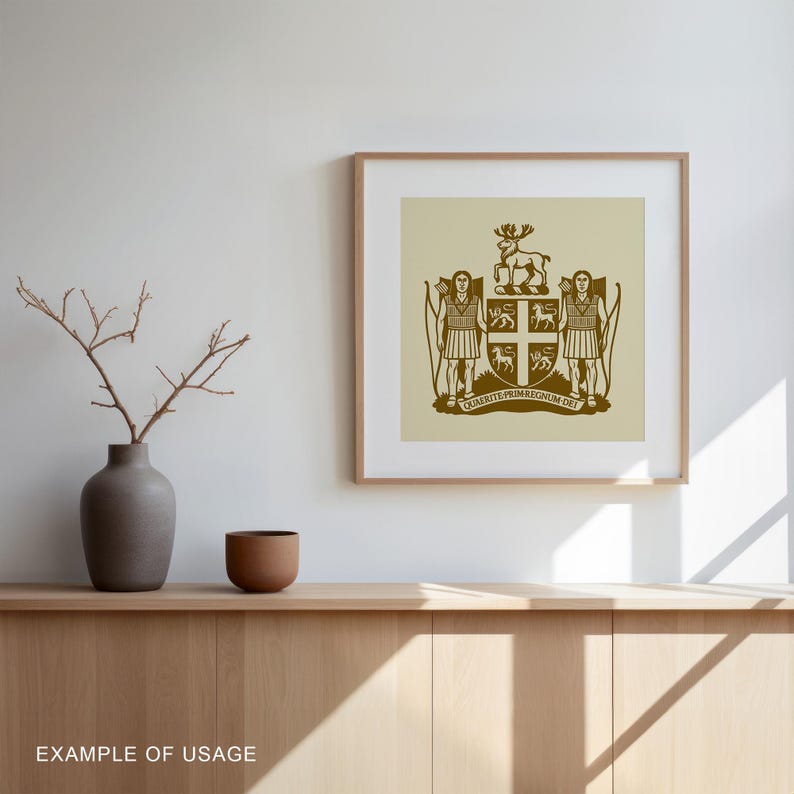 Newfoundland and Labrador Coat Arms Vector Clipart (SVG, PNG, PDF ...