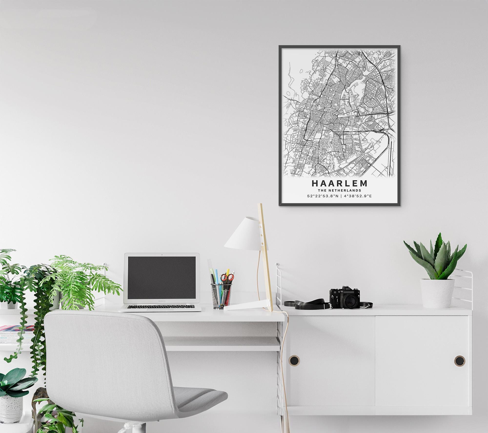 Haarlem Netherlands Map With Street Names, Printable Haarlem City ...