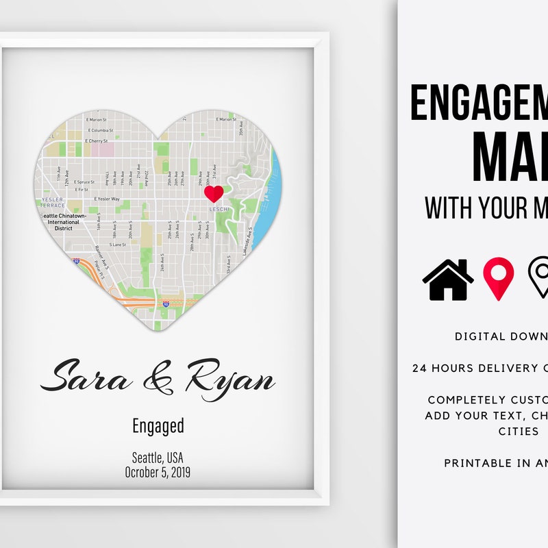 Engagement Print - Etsy