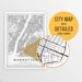 Custom Map of Your City, Any Town With Street Name Digital Download ...