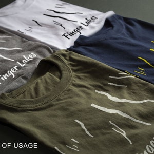 Finger Lakes New York Map, Vector File - Instant Download SVG \ DXF ...