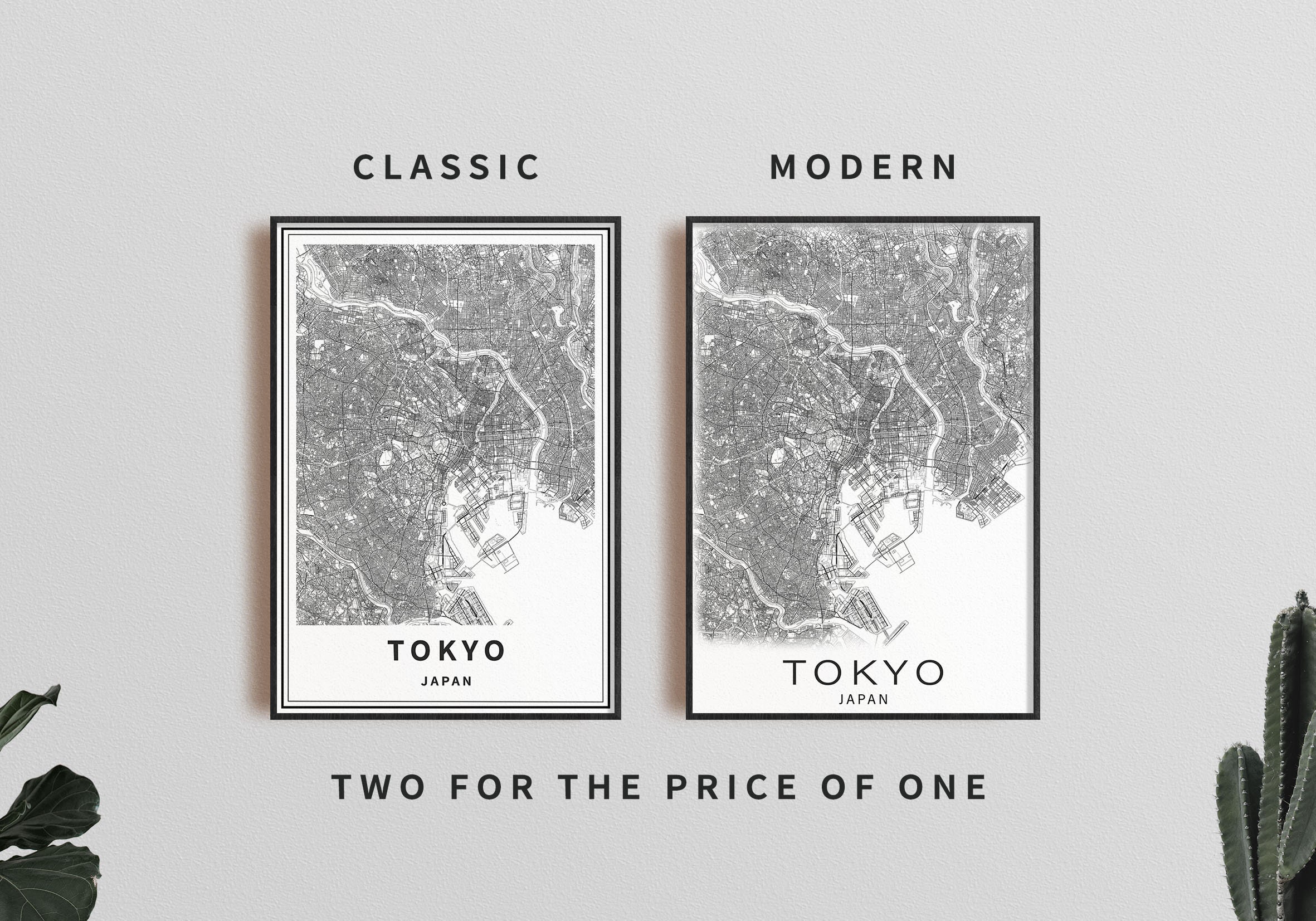 Printable Map of Tokyo 東京都 Japan Instant Download City - Etsy