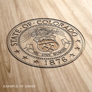 Colorado State Seal, Colorado Vector Clipart - SVG \ PNG \ PDF ...