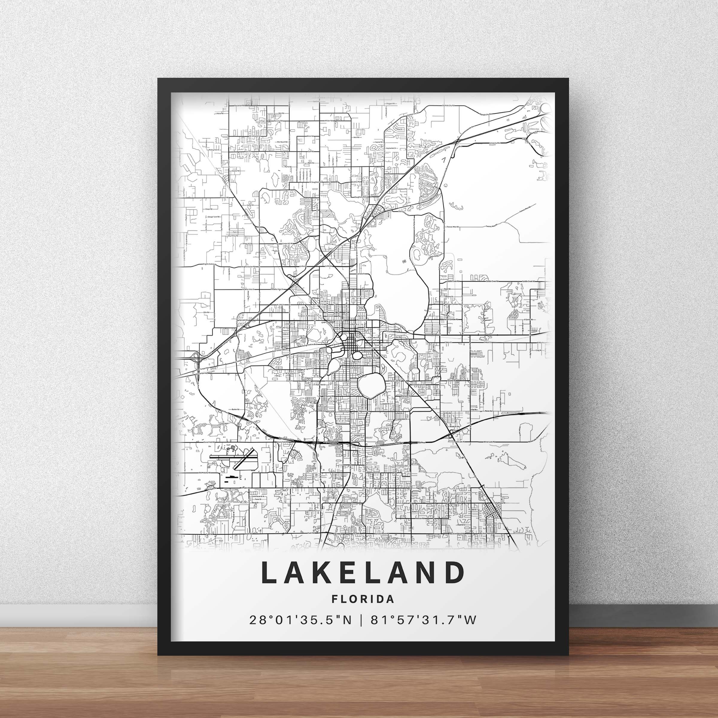 Ny Form Lakeland Florida Map