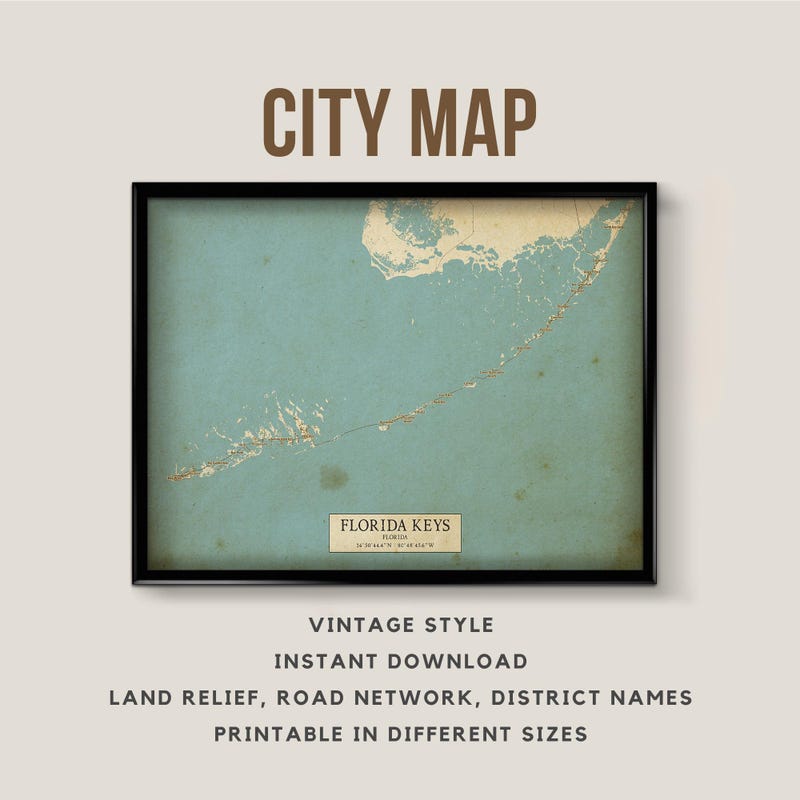 Florida Keys Poster - Etsy