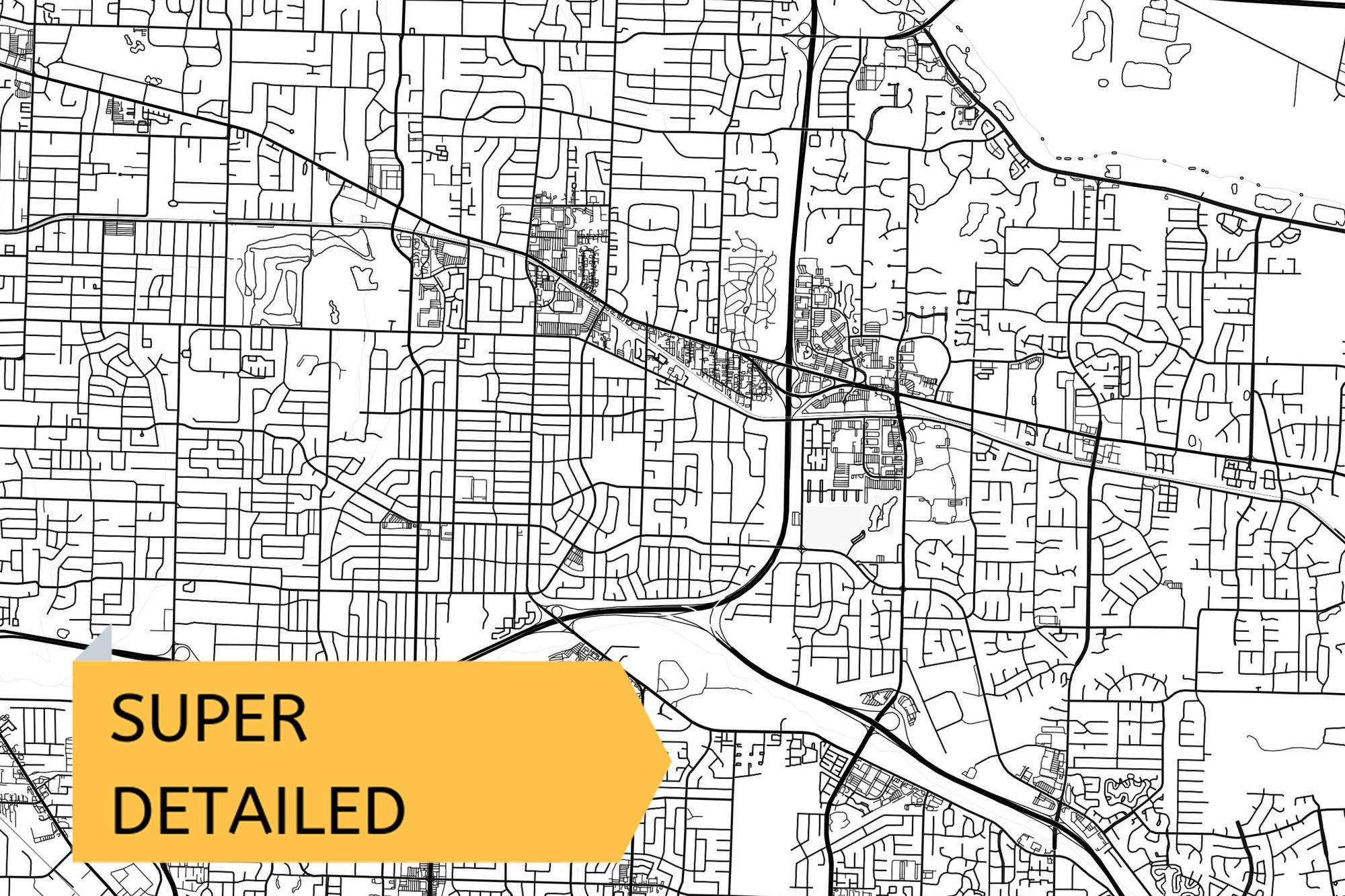 Printable Map of Memphis Tennessee United States Instant | Etsy