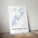 Printable Map of Logan Martin Lake, Alabama, US Instant Download Lake ...