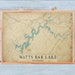 Printable Vintage Style Map Watts Bar Lake Tennessee - Etsy