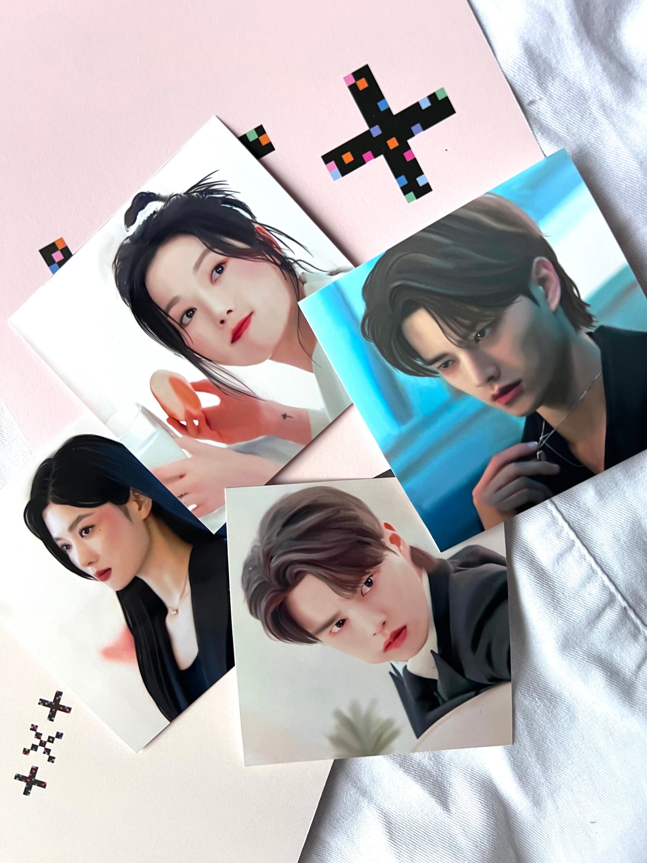 My Demon Kdrama Guwon and Dodohee Print Set Song Kang and Kim Yujeong ...