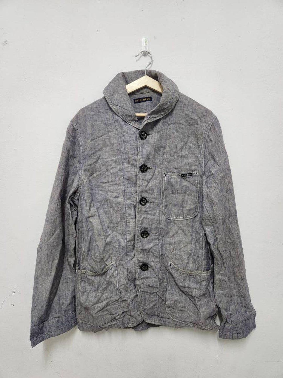 Blue Blue Japan Chore Jacket,japanese Brand - Etsy