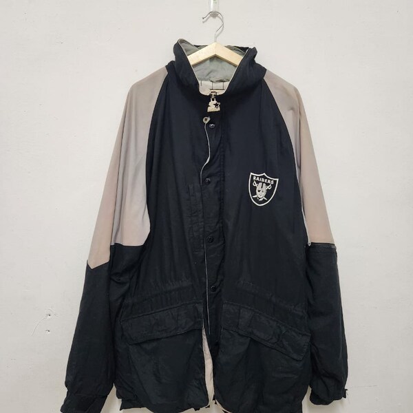90s Raiders Starter Jacket - Etsy