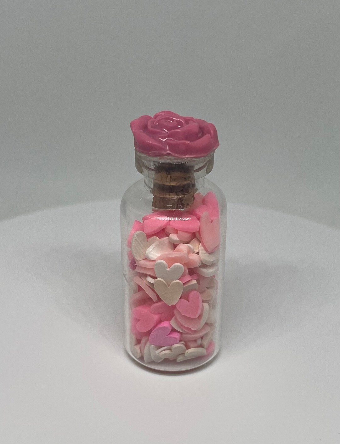Miniature Candy Jar Miniature Heart Candies, Dollhouse Miniature Candy ...