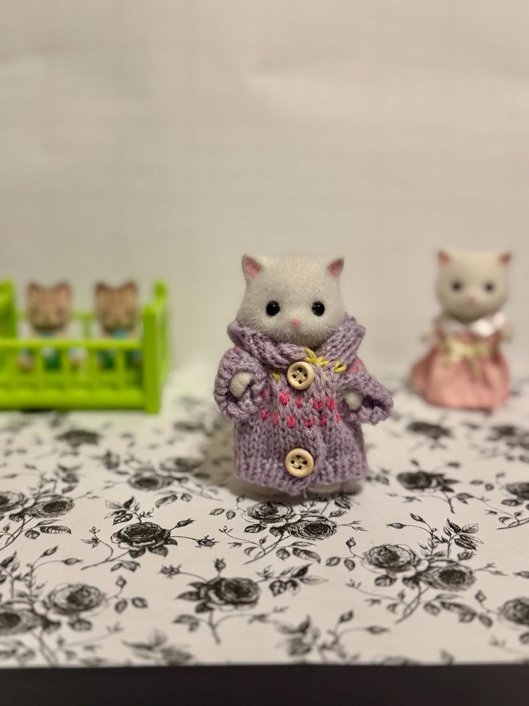 Miniature Oversized Crocheted Sweaters for Calico Critters - Etsy