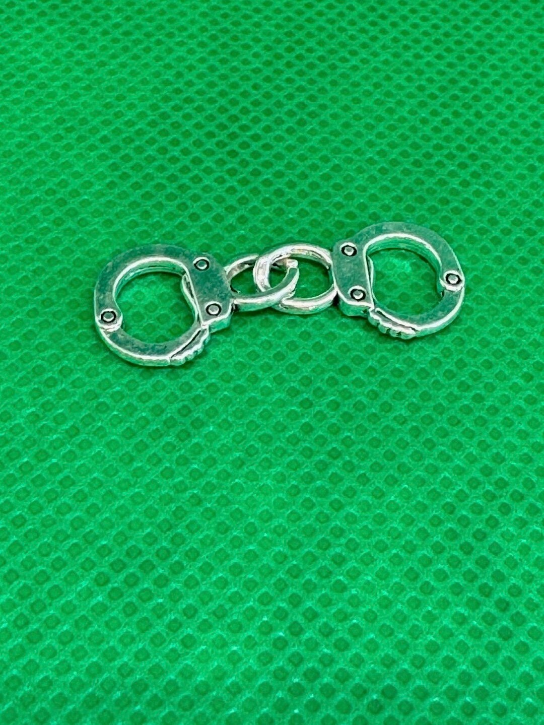 Miniature Realistic Locked Metal Handcuffs - 1:12 Scale | Dollhouse ...