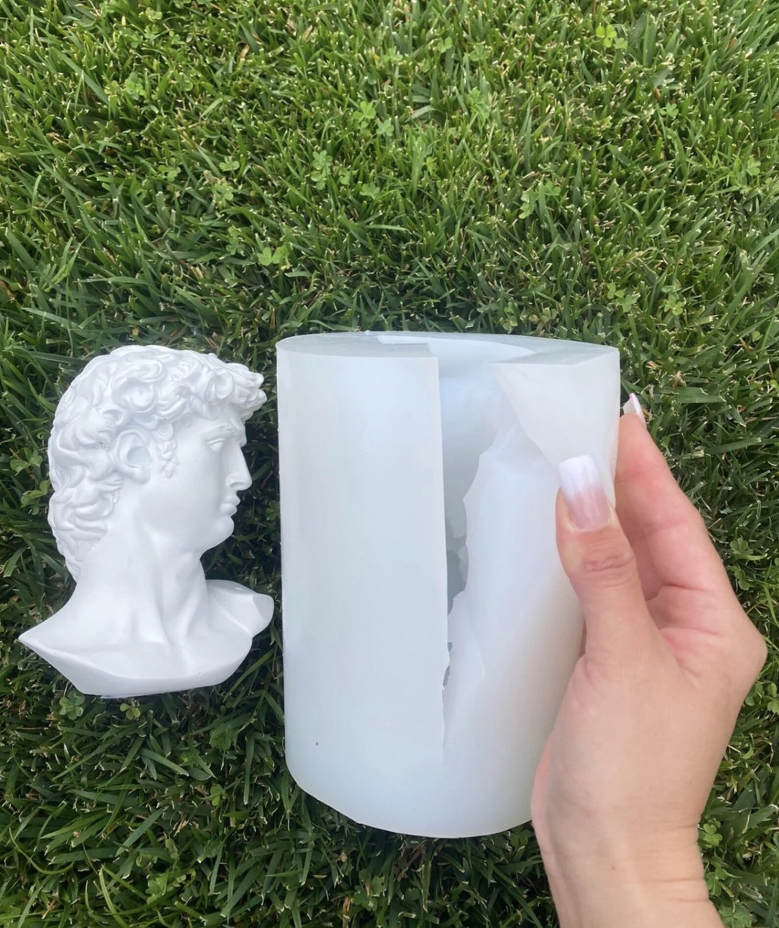 3D David Silicone Mold Candle Silicone Mold Resin Silicone - Etsy