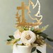 Personalized Confirmation Cake Topper With Dove and Cross, Confirmation ...
