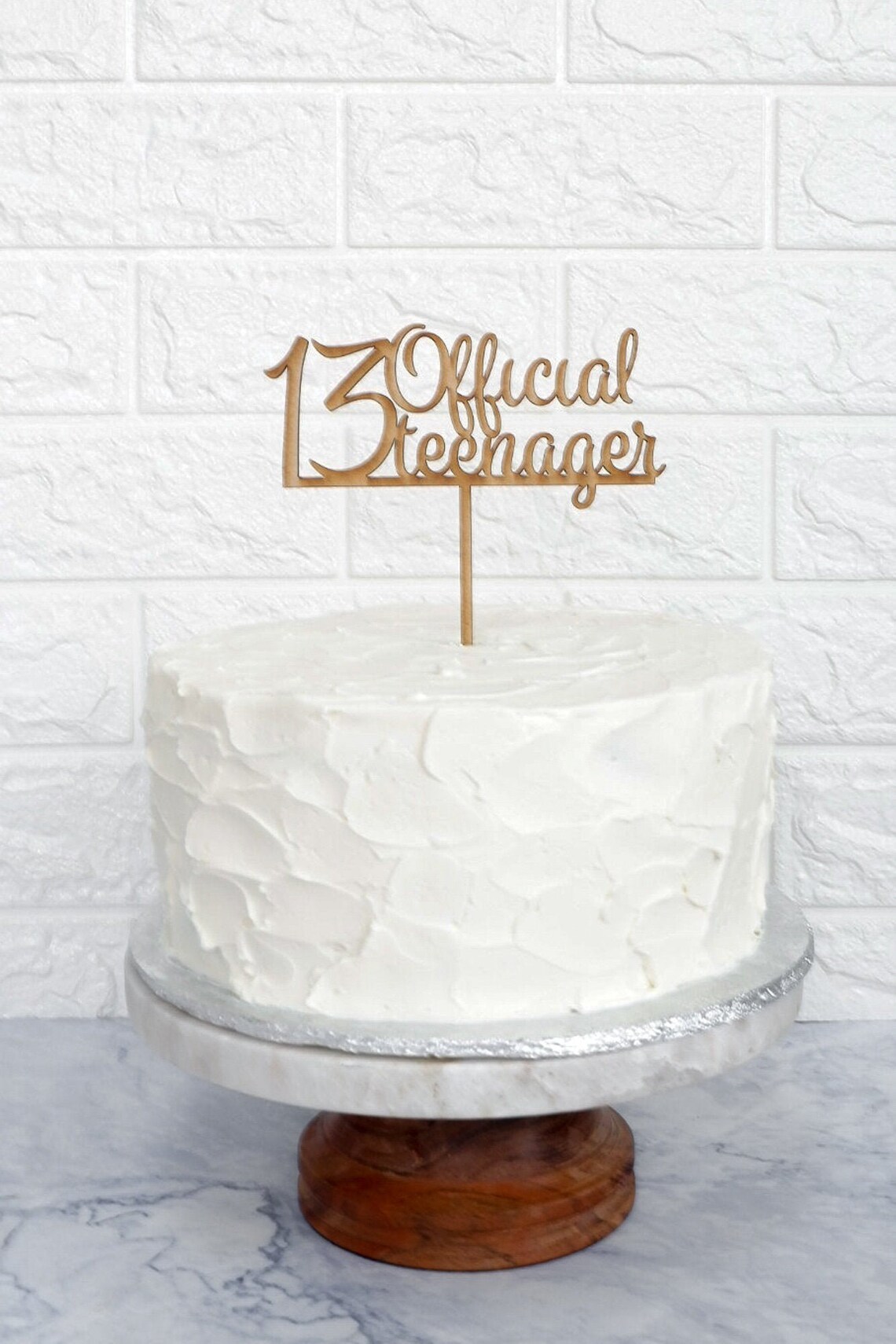 13 Cake Topper Official Teenager Cake Topper Teen Cake - Etsy