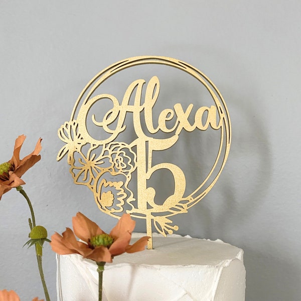 Quinceanera Cake Topper - Etsy