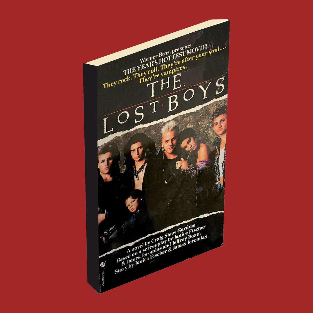 The Lost Boys by Craig Shaw Gardner (1987) Rare Horror Novelization ...