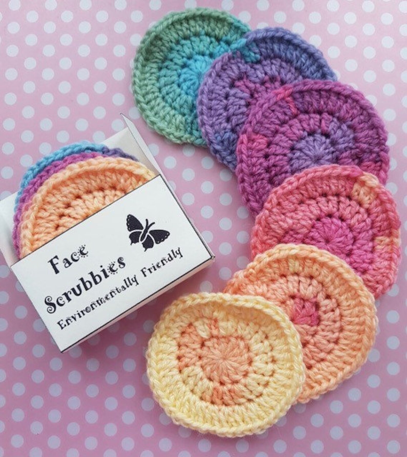 Face Scrubbies Super Easy Pattern and Packaging - Etsy