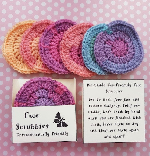 Face Scrubbies Super Easy Pattern and Packaging - Etsy