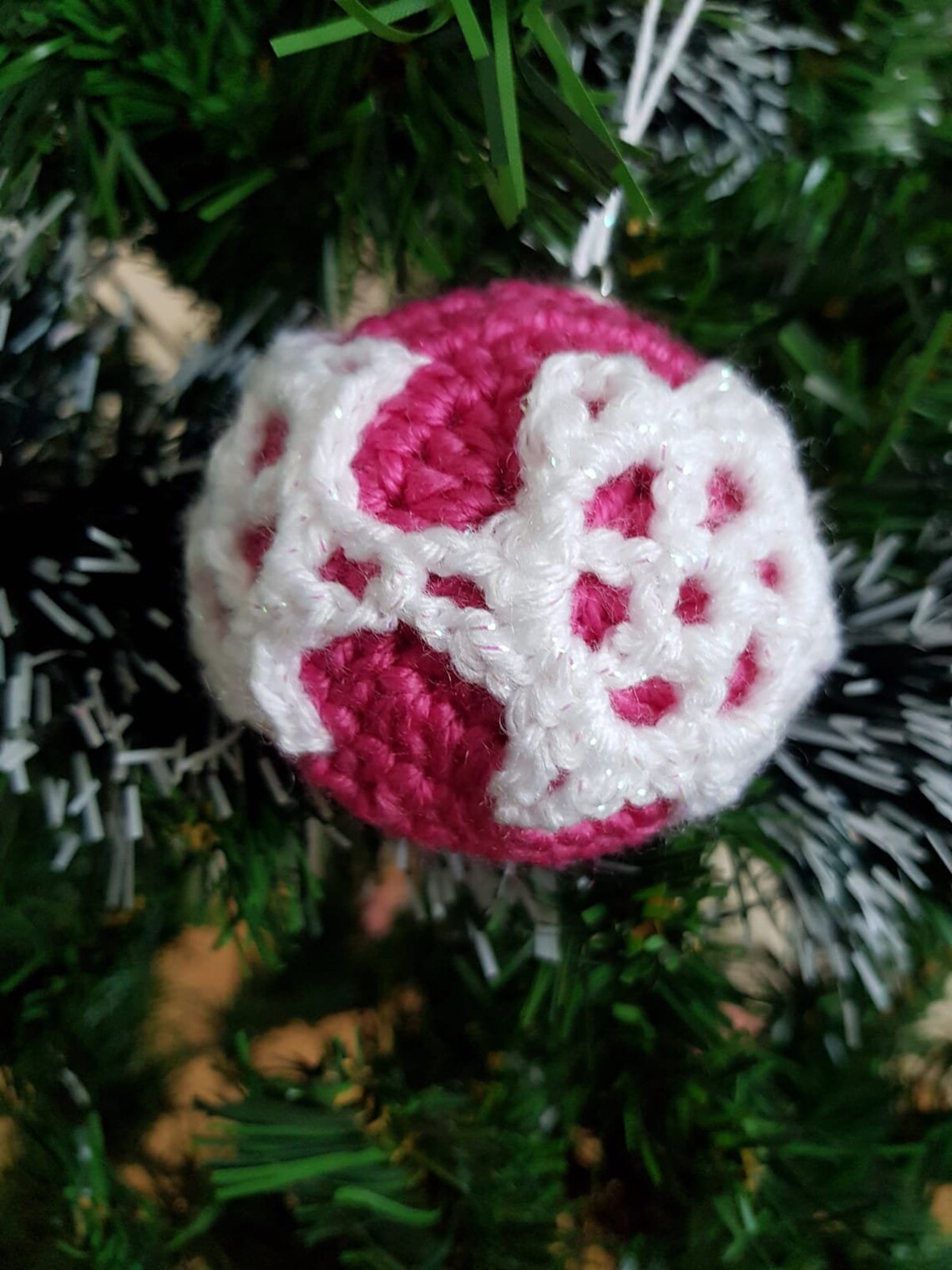 Decorative Crochet Baubles PATTERN ONLY for Six Baubles | Etsy
