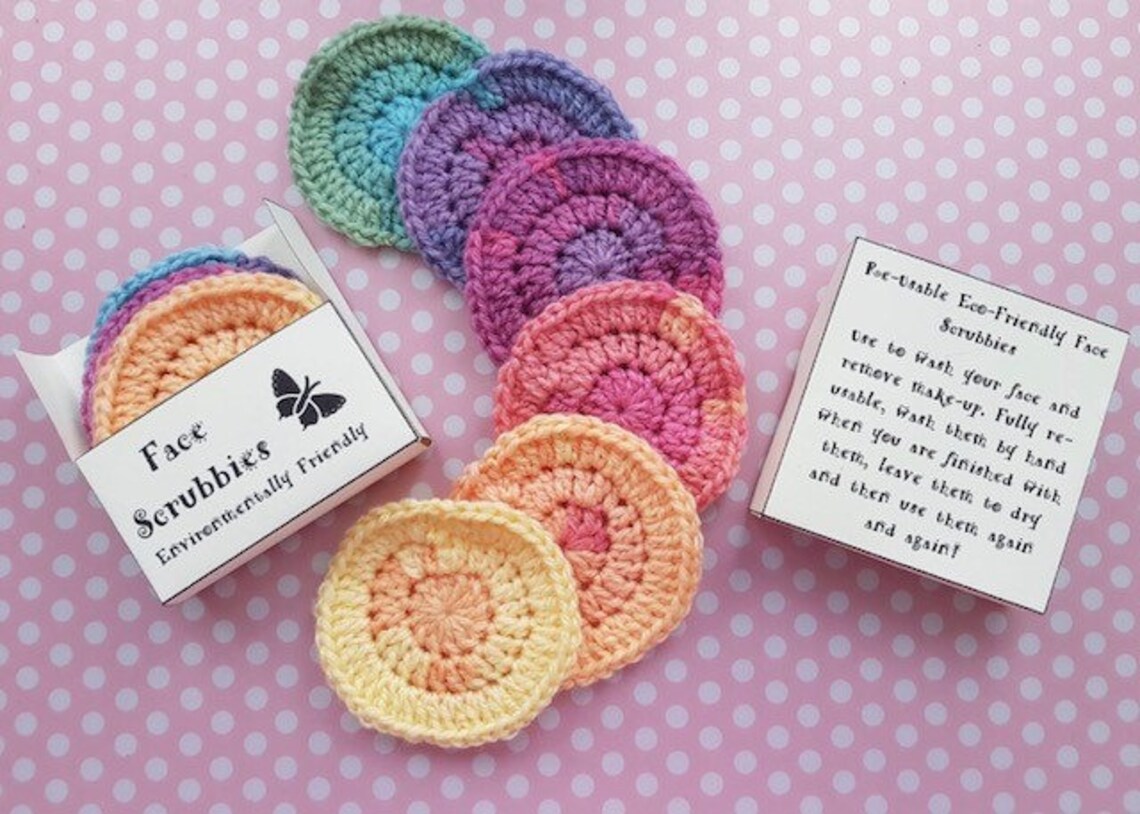Face Scrubbies Super Easy Pattern and Packaging - Etsy