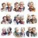 Elderly People Clipart, Old People, Grandma, Grandpa, Grandparents ...