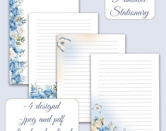 Winter Printable Stationary, Forest Stationary, Forest Writing Paper ...