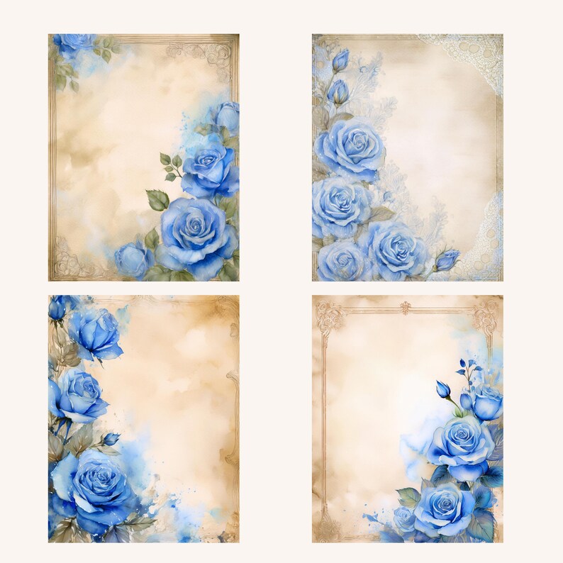 Pink Roses, Printable Stationary, Pink Stationary, Rose Writing Paper ...