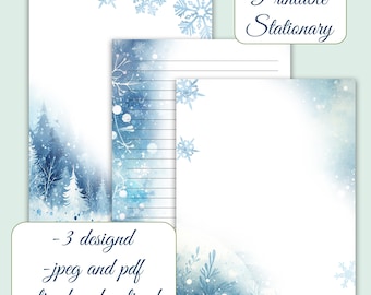 Mountain Printable Stationary, Landscape Stationary, Writing Paper ...