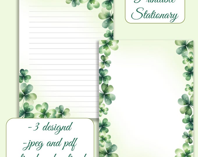 St Patrick's Day, Printable Paper, Letter Writing, Journal Pages, St ...