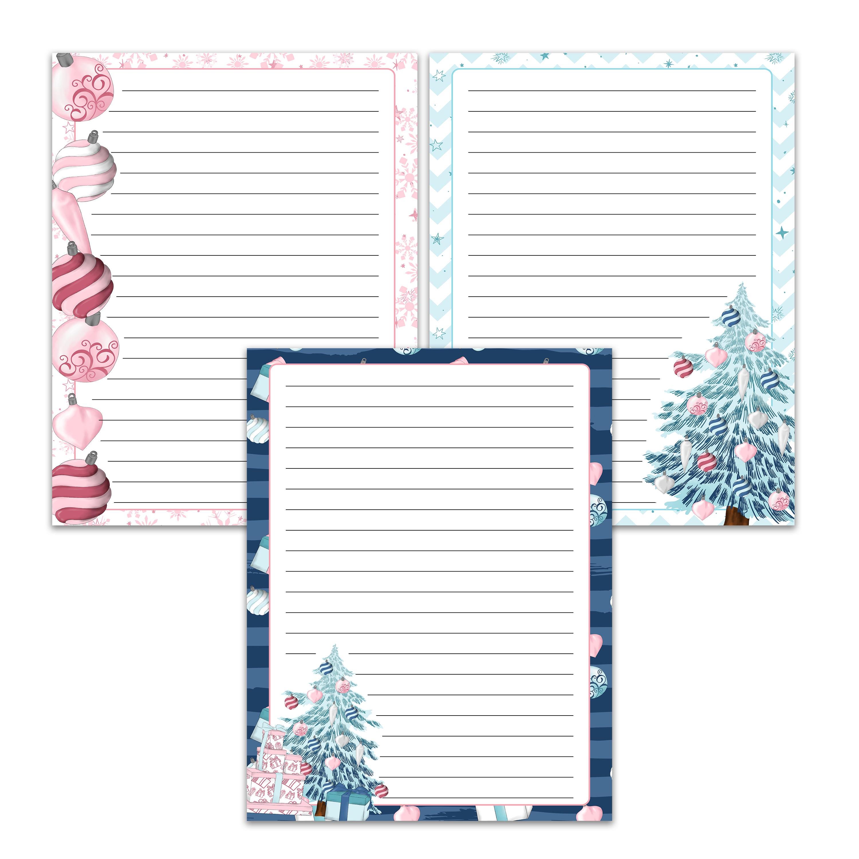 Printable Stationary, Christmas Stationary, Writing Paper, Letter Paper ...