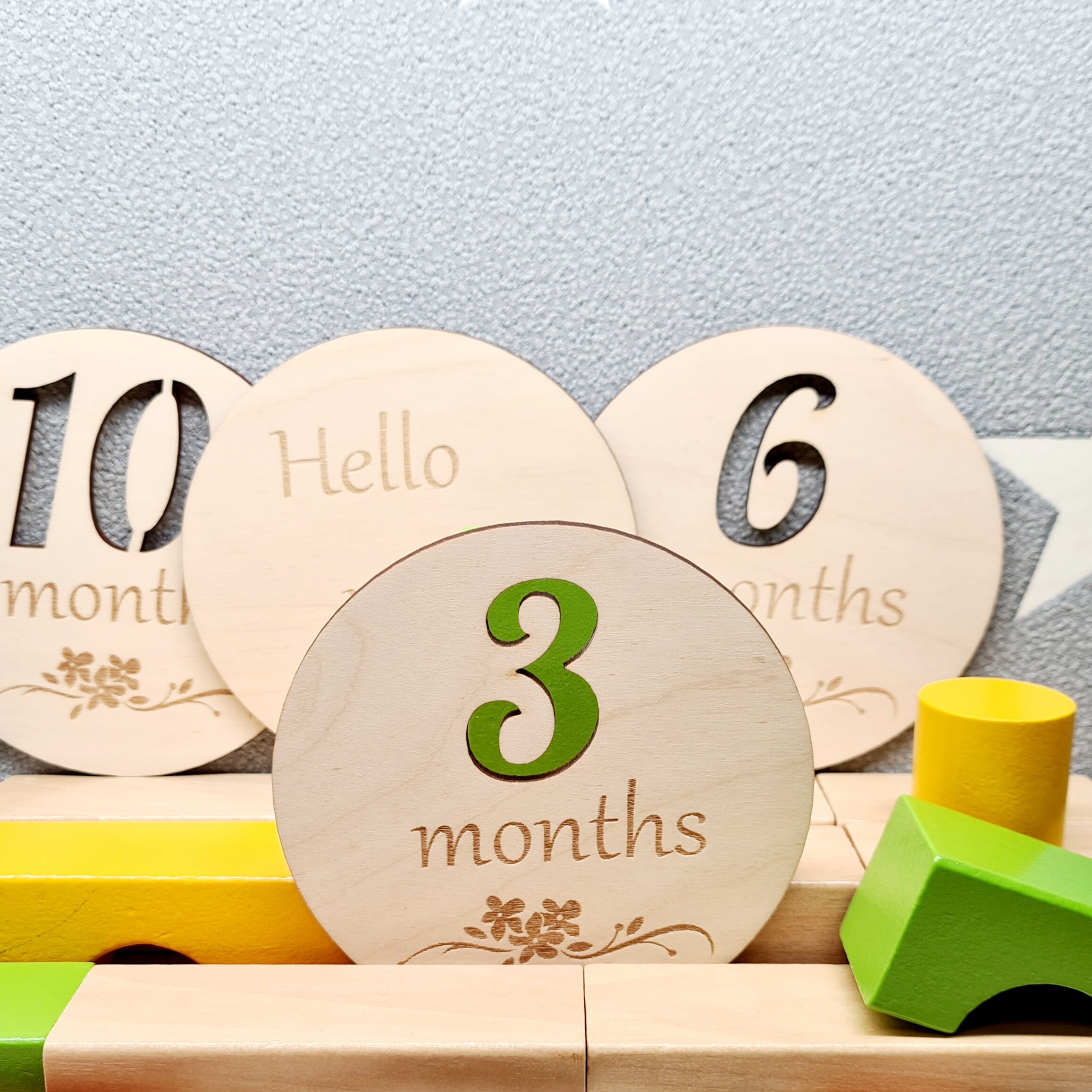 Personal Baby Milestone Signs Newborn Stats Set Milestone | Etsy
