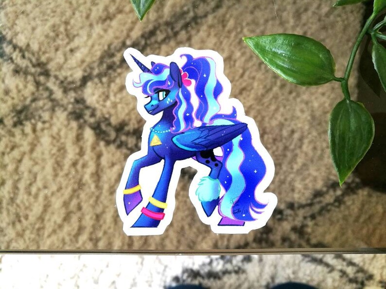 MLP 80s Luna sticker - Etsy