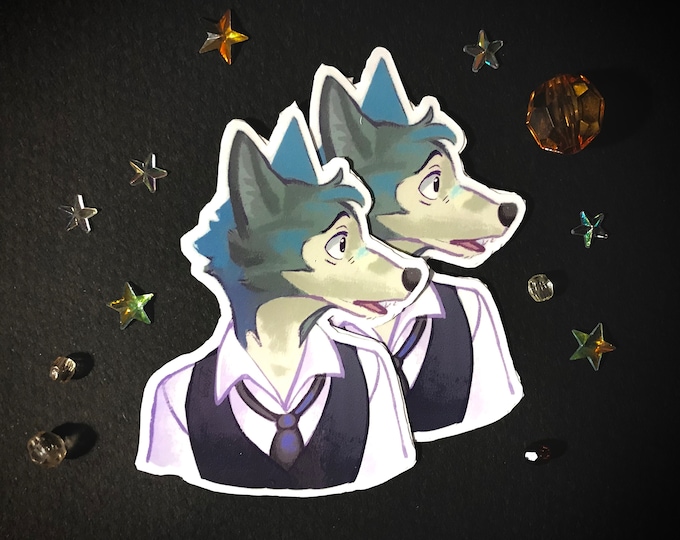 Beastars Legoshi sticker - Etsy